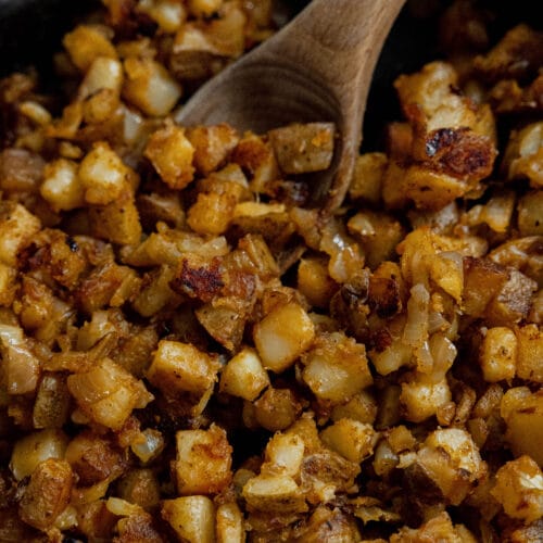Diner Style Home Fries - Maritime Glutton
